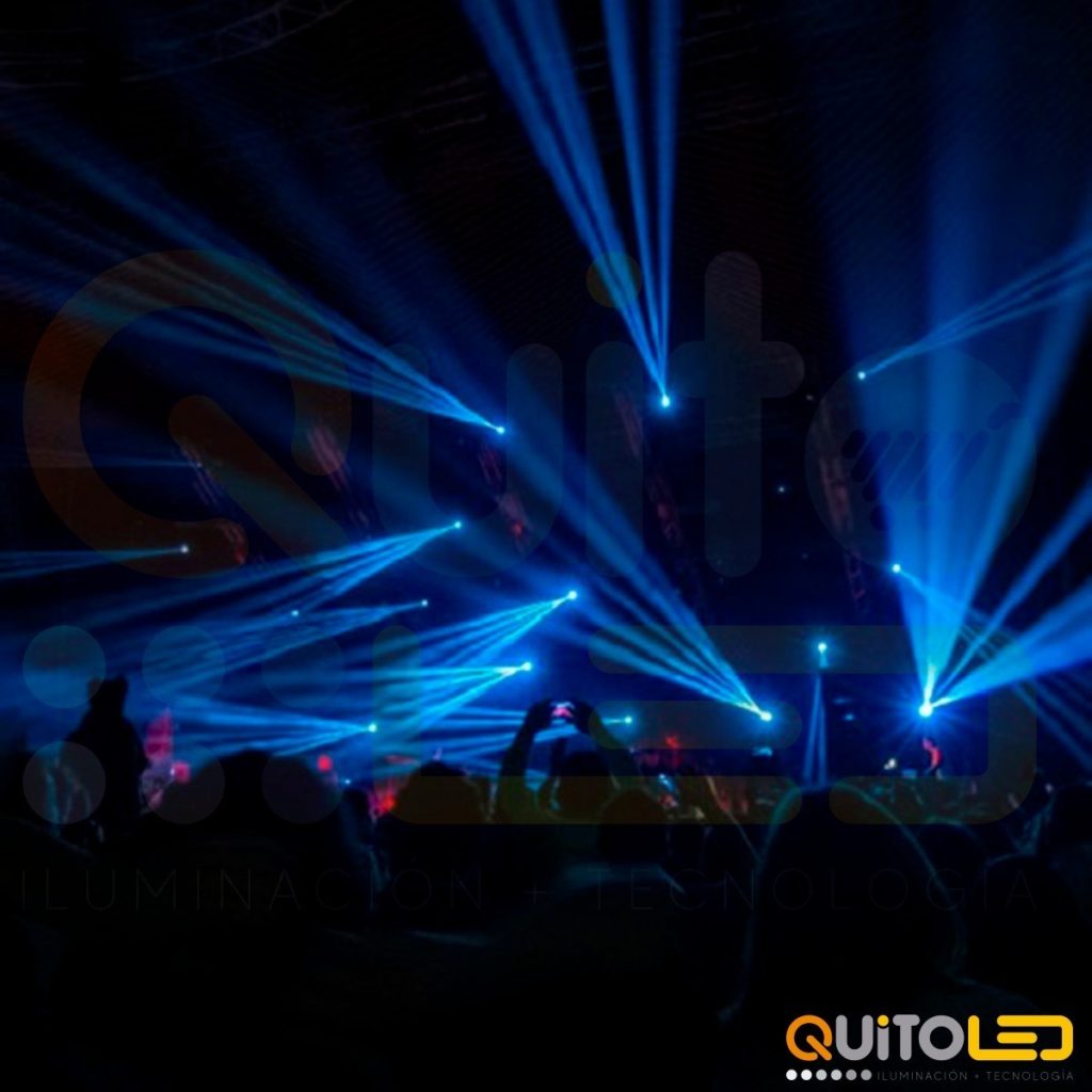 Luz Led Robotica Profesional 7 Focos o Spider - Quitoled