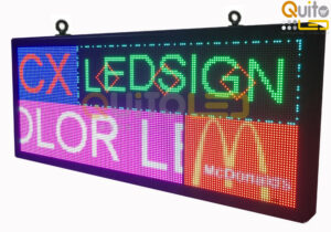 Letrero Led Rgb 2mt x 40 imagenes - Gif - Texto - Hora