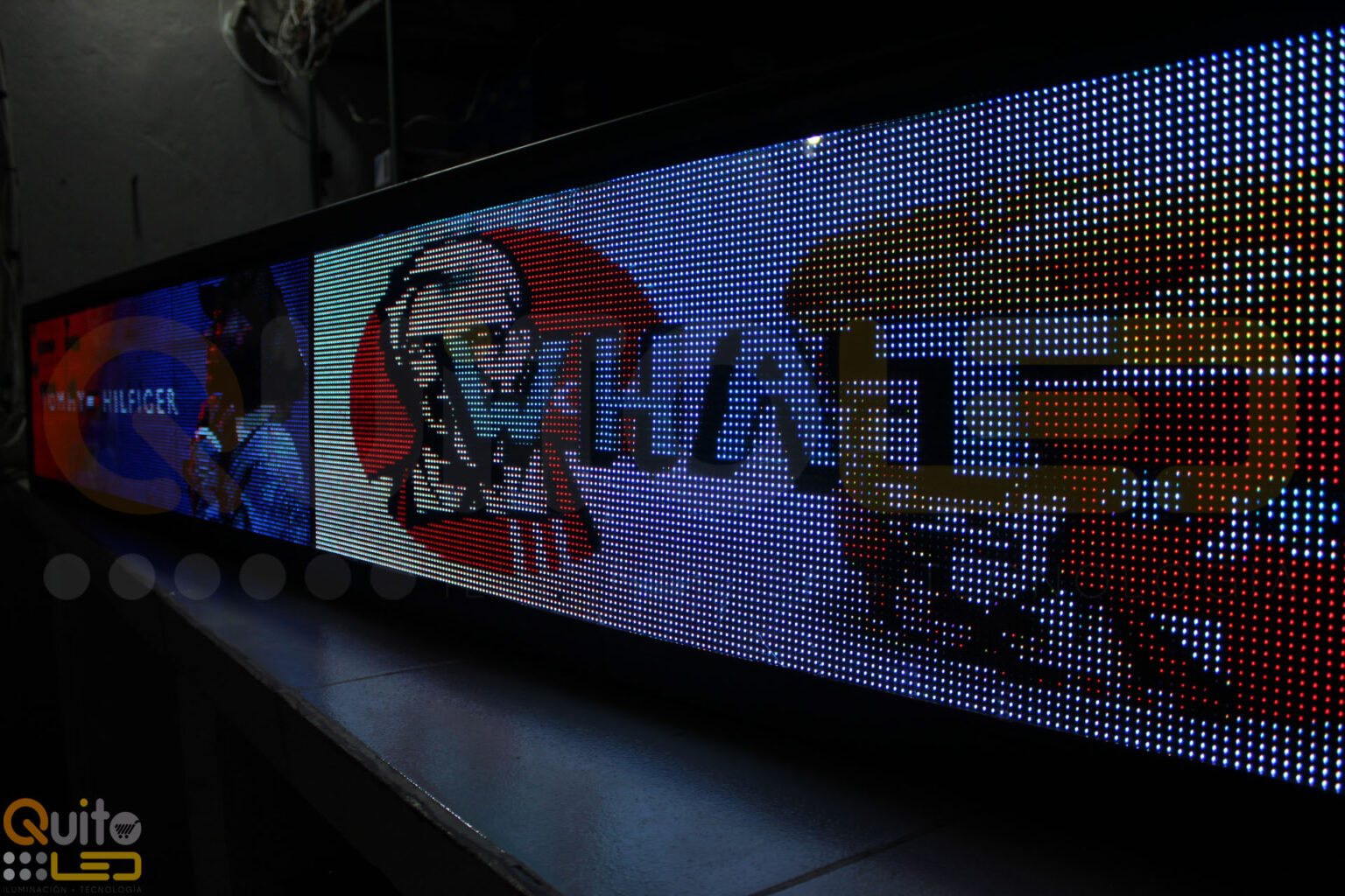Letrero Led Rgb 2mt x 40 imagenes - Gif - Texto - Hora